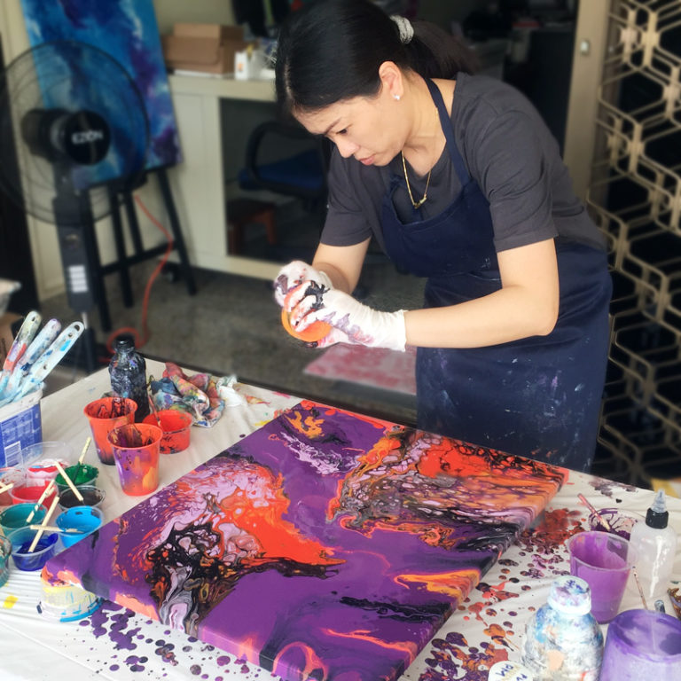 Resin Art Workshops | Best Resin Classes Singapore | Room To Imagine