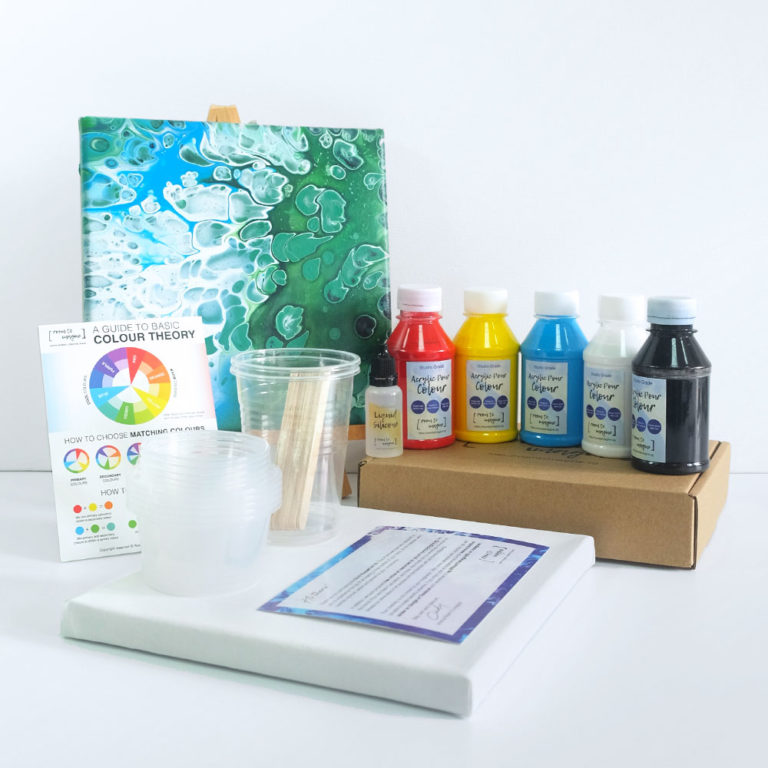 Family Fun Acrylic Pour Kit (For 2) | Acrylic Pour at Home | Room To ...