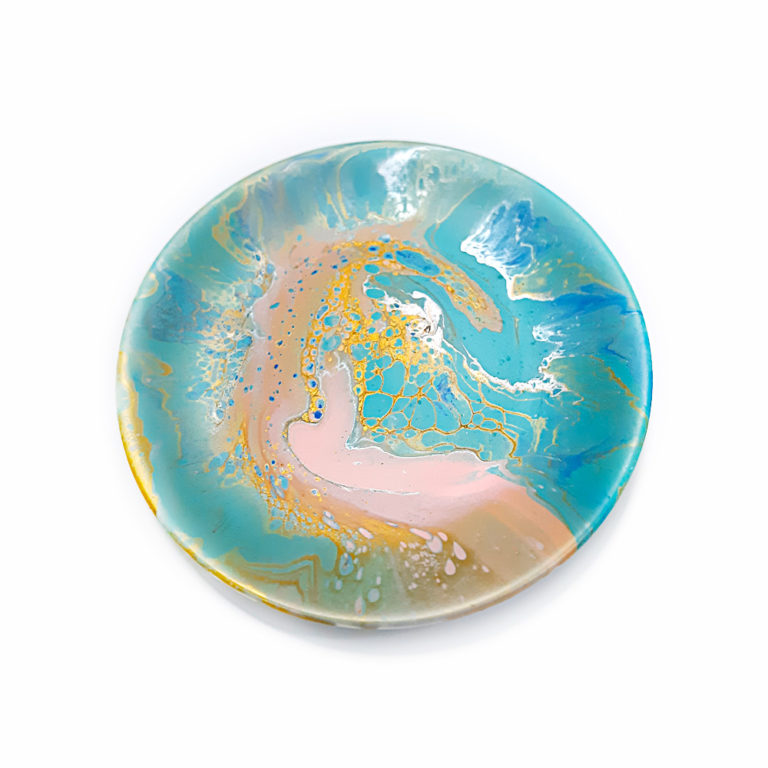 Acrylic Pour Dish - Kalliope | Handcrafted Artisan Gifts | Room To Imagine