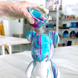 Fluid Art Bear Jamming | Art For All Ages | Room To Imagine